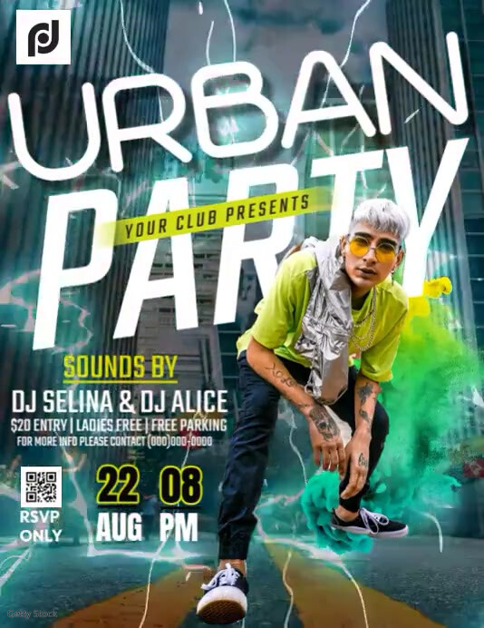 Plantilla de Urban Party Design Video | PosterMyWall