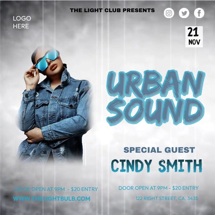 Plantilla de Urban Party DJ Ads | PosterMyWall