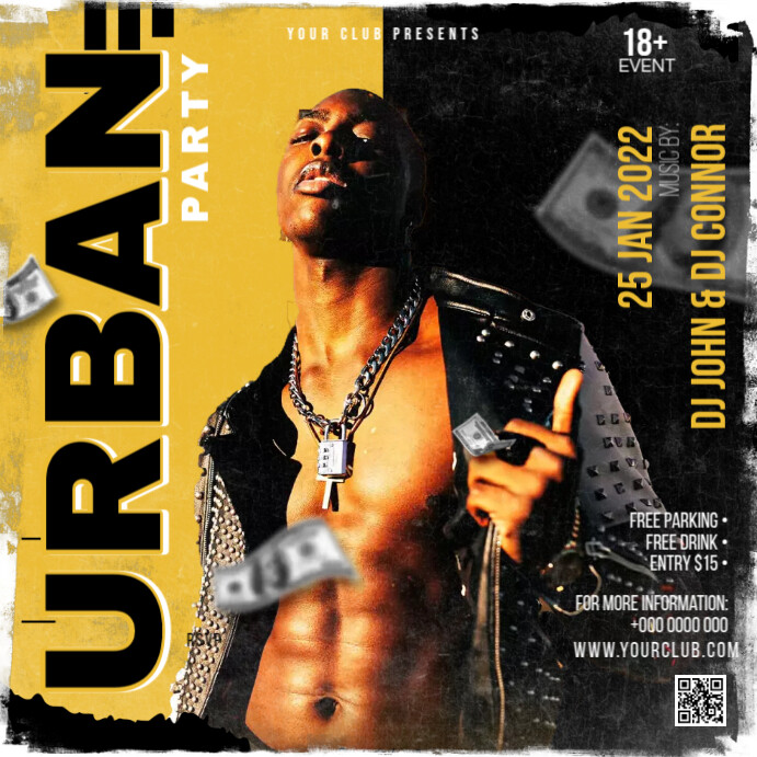Urban Party Event Template | PosterMyWall