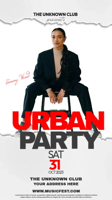 Urban Party Event Template | PosterMyWall