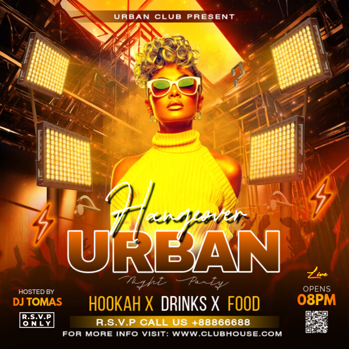 Urban party flyer Template | PosterMyWall