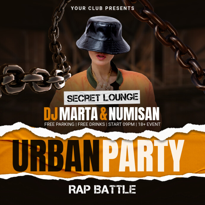 Urban Party Instagram Post Templat | PosterMyWall