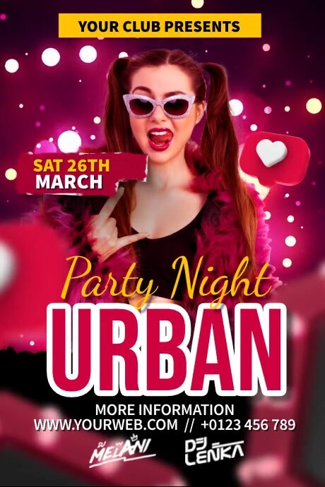 Urban Party Night Template | PosterMyWall