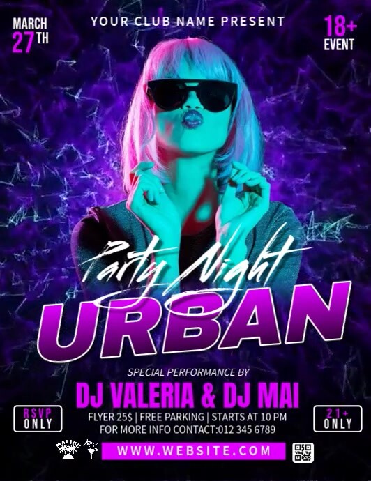 Urban Party Night | PosterMyWall