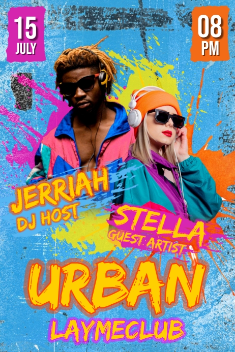 Urban Party Poster Template | PosterMyWall