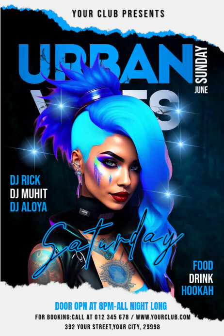 Urban Party Poster Template | PosterMyWall