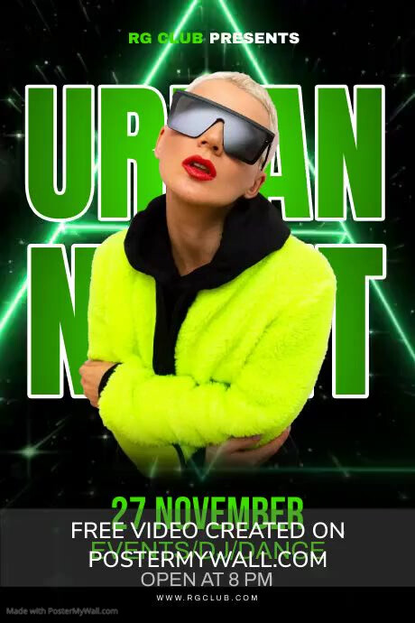 Urban Party Saturday Ads Template | PosterMyWall