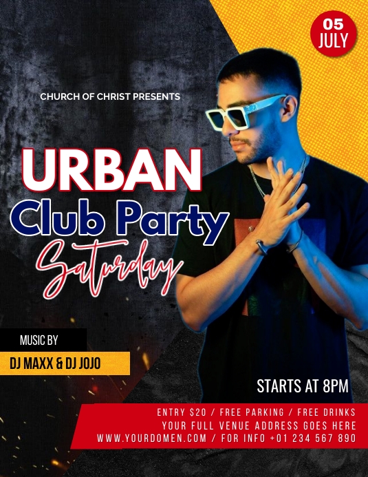 Urban party saturday Template | PosterMyWall