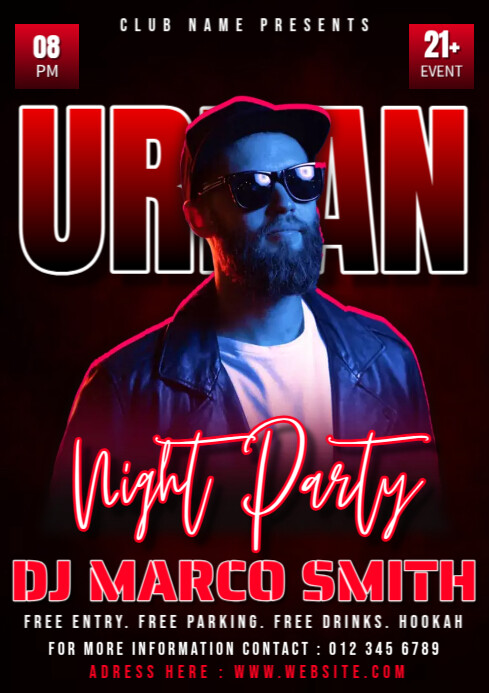 Urban Party Template | PosterMyWall