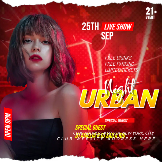 Urban Party Template | PosterMyWall
