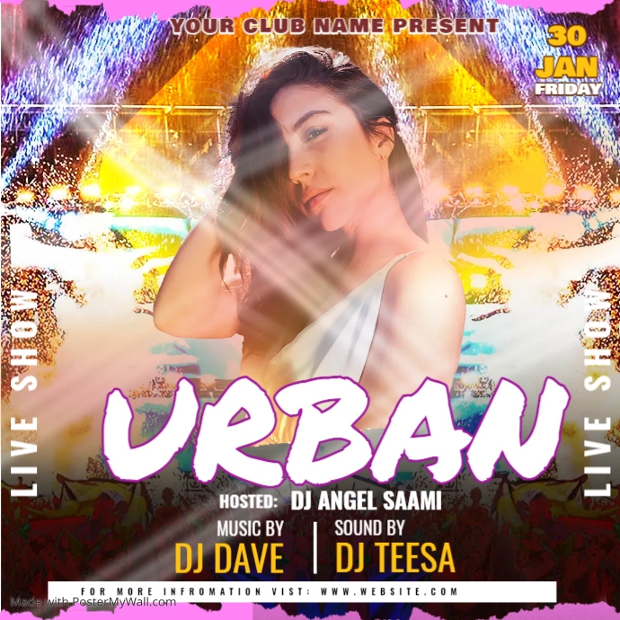 Urban Party Template | PosterMyWall