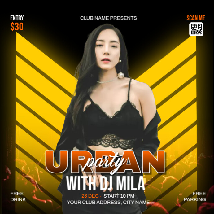 Urban Party Template | PosterMyWall