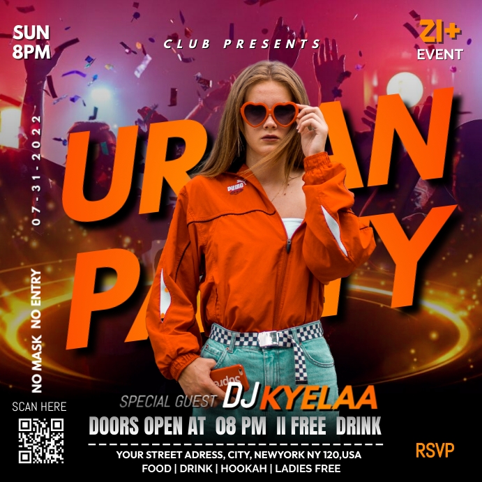 Urban Party Template | PosterMyWall