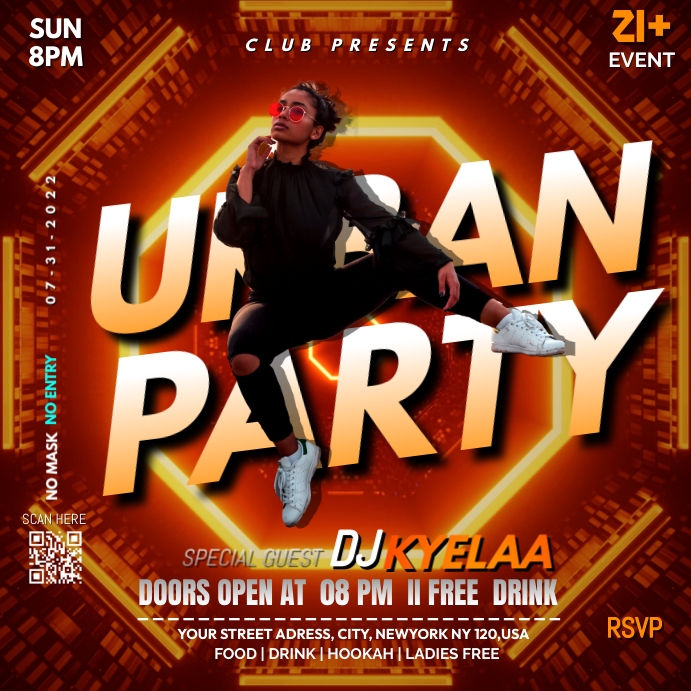 Urban Party Template | PosterMyWall