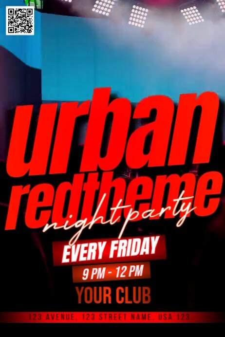 Urban Party Video Template | PosterMyWall