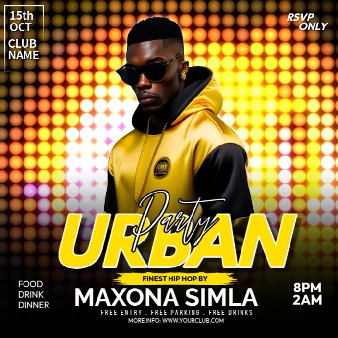 Urban Party Video Template | PosterMyWall