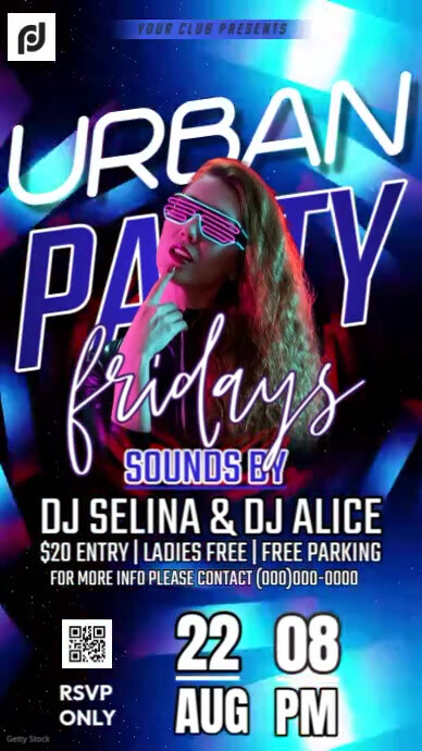 Urban Party Video Template | PosterMyWall