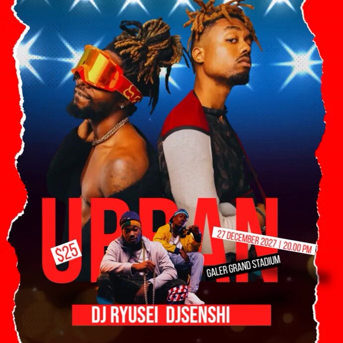 Urban Party Video Template | PosterMyWall