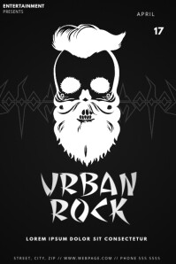Rock Band Flyer Template | PosterMyWall