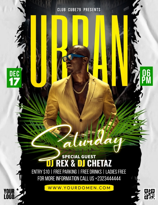 Urban Saturday Template | PosterMyWall
