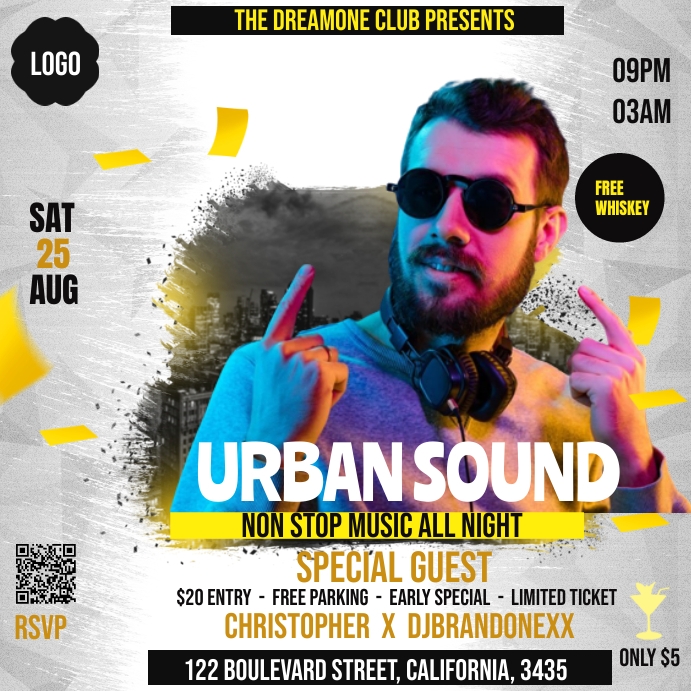 Plantilla de Urban Sound Ads | PosterMyWall