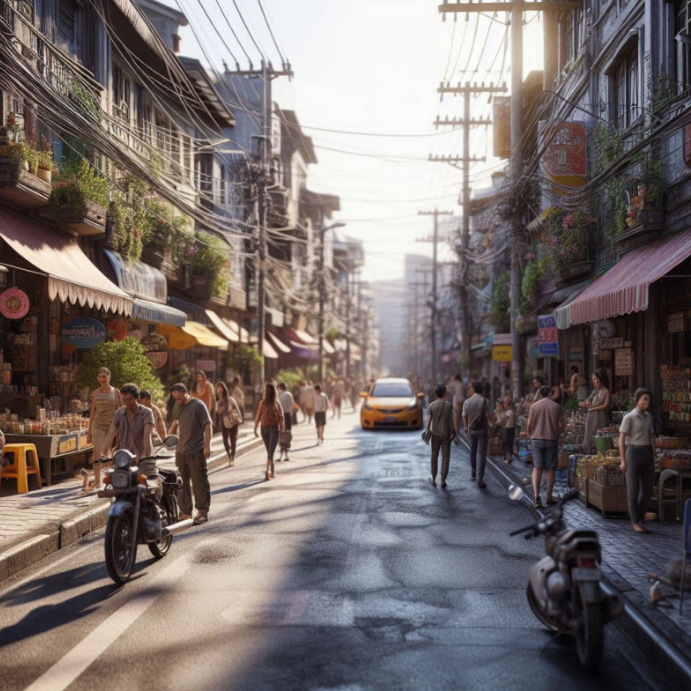 Urban Street Life Picture Template | PosterMyWall
