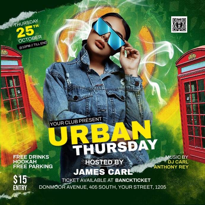 Urban Thursday Ads Template | PosterMyWall