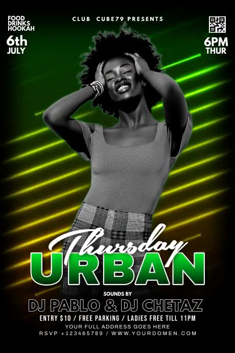 Urban thursday Template | PosterMyWall