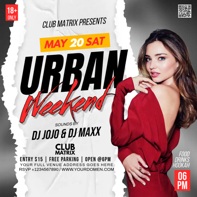 Urban Weekend Template | PosterMyWall
