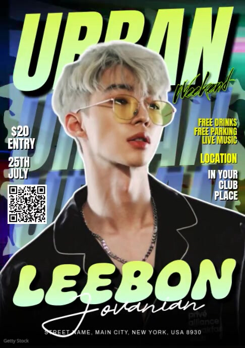 Plantilla de Urban Weekend Night Dj | PosterMyWall