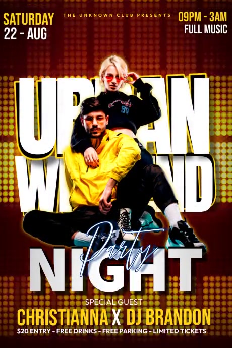 Copy of Urban Weekend Party | PosterMyWall