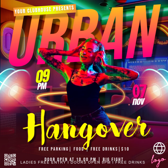 urbanparty.a Template | PosterMyWall