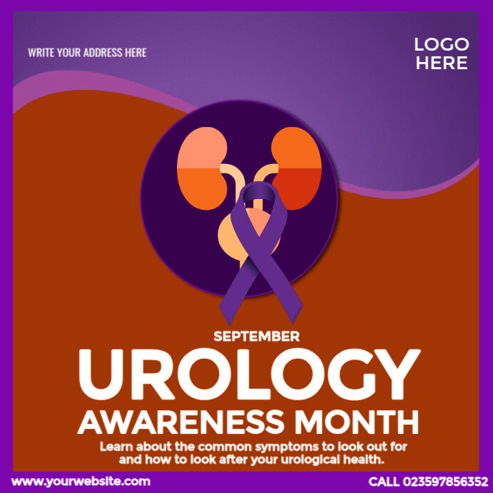 Urology Awareness Month Template | PosterMyWall