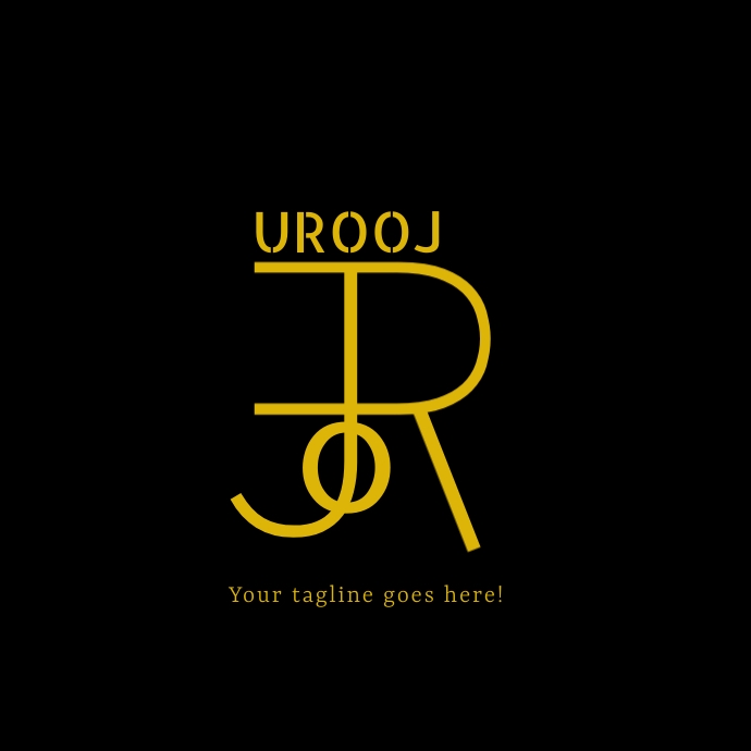 Urooj logo design Template | PosterMyWall