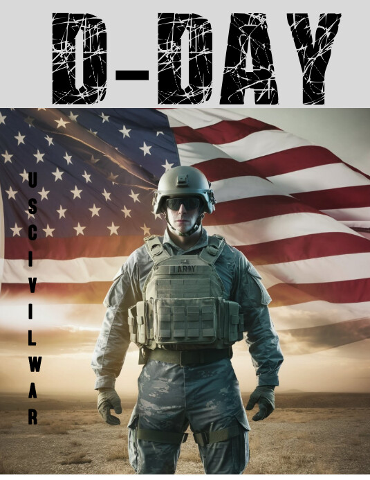 US civil war flyer Template | PosterMyWall