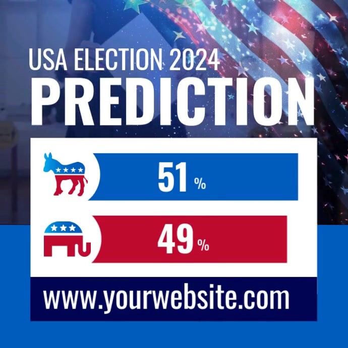 US Election Prediction Template | PosterMyWall