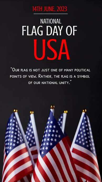 Copy of Us flag day,national flag day,happy flag day | PosterMyWall