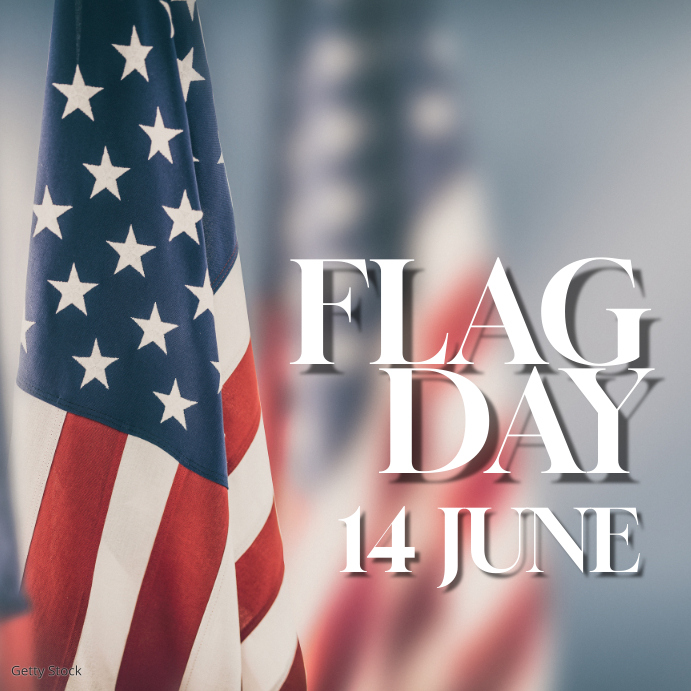 Plantilla de US Flag Day 14 June | PosterMyWall