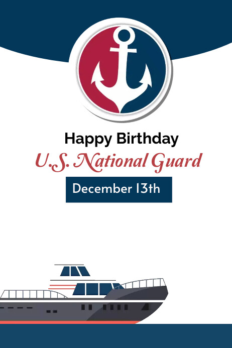 us national guard birthday Template | PosterMyWall