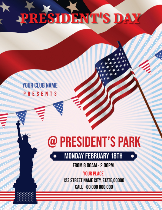 Copy of Us President's Day Flyer | PosterMyWall