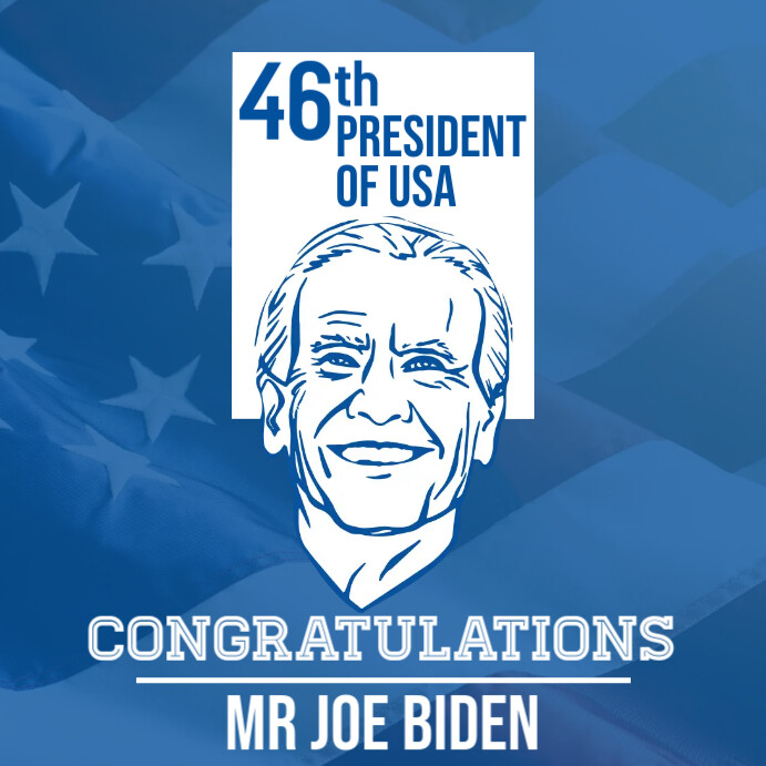 Copy of US President Congratulations Post | PosterMyWall