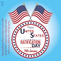 Ratification day Instagram post 2023 Template | PosterMyWall