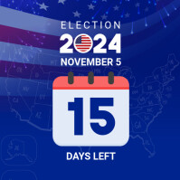 US Election Countdown Design Template | PosterMyWall