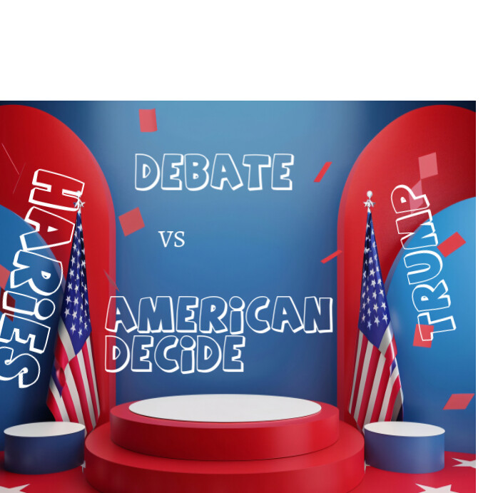 USA Election Debate Template | PosterMyWall