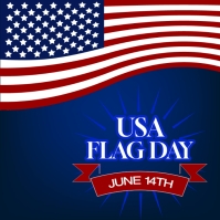 USA Flag Day Template | PosterMyWall