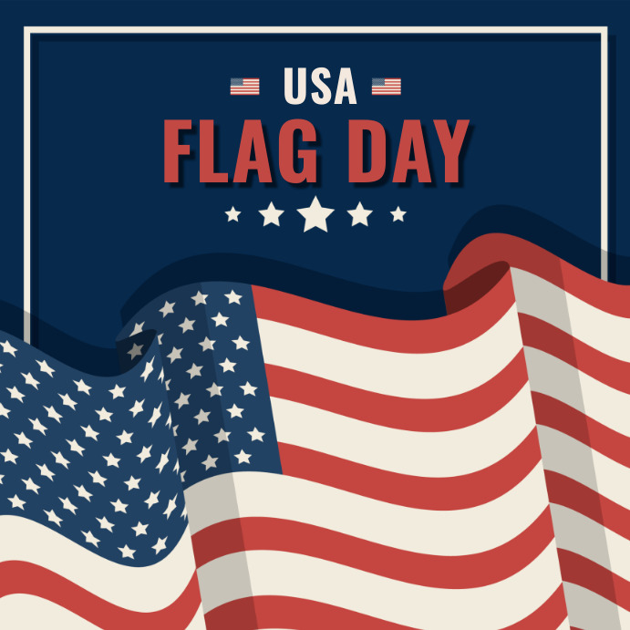 USA FLAG DAY Template | PosterMyWall