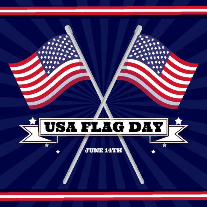 USA Flag Day Template | PosterMyWall
