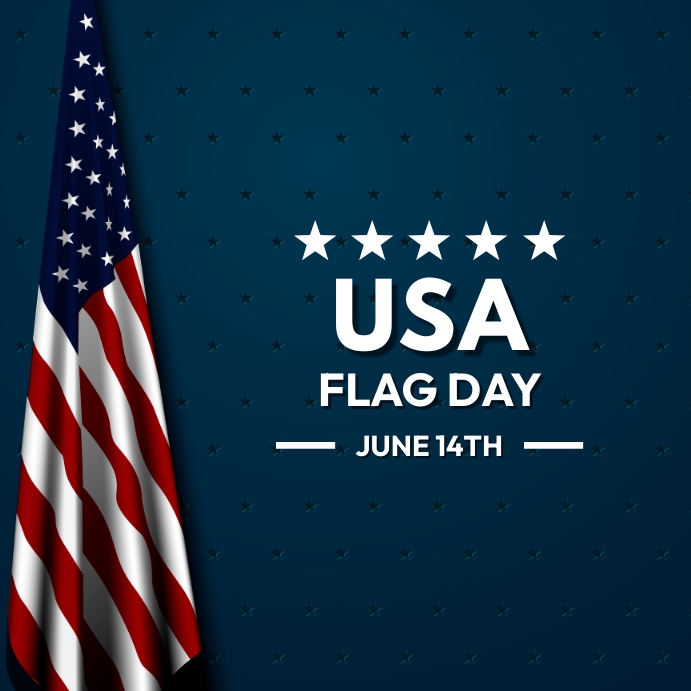 USA Flag day Template | PosterMyWall