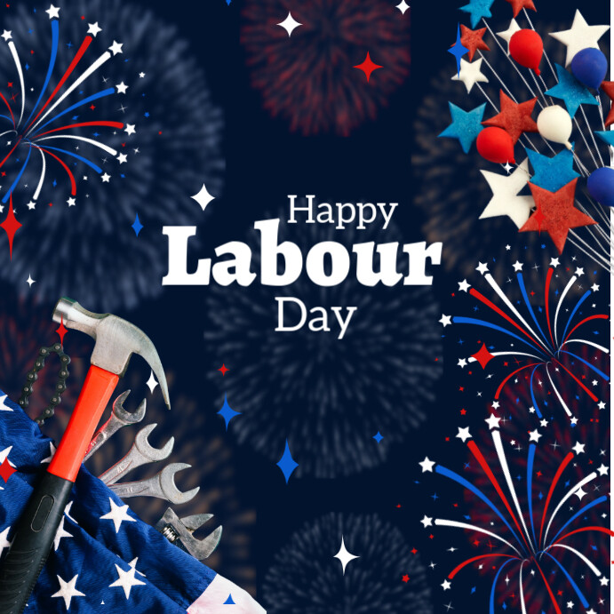 Usa Happy Labour Day Template Instagram Post | PosterMyWall