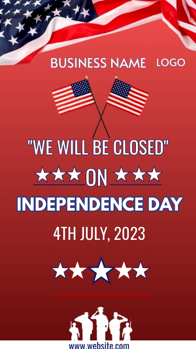 Usa independence day closing Template | PosterMyWall